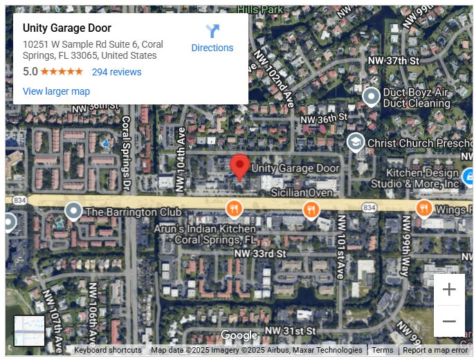 Unity Garage Doors Set to Hit 300 Perfect Ratings on Google